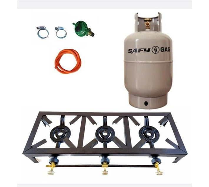 Someone’s in a Makro 3 Plate Gas Burner, 4 Legged with Regulator Set and Cadac gas cylinder 9kg Mood