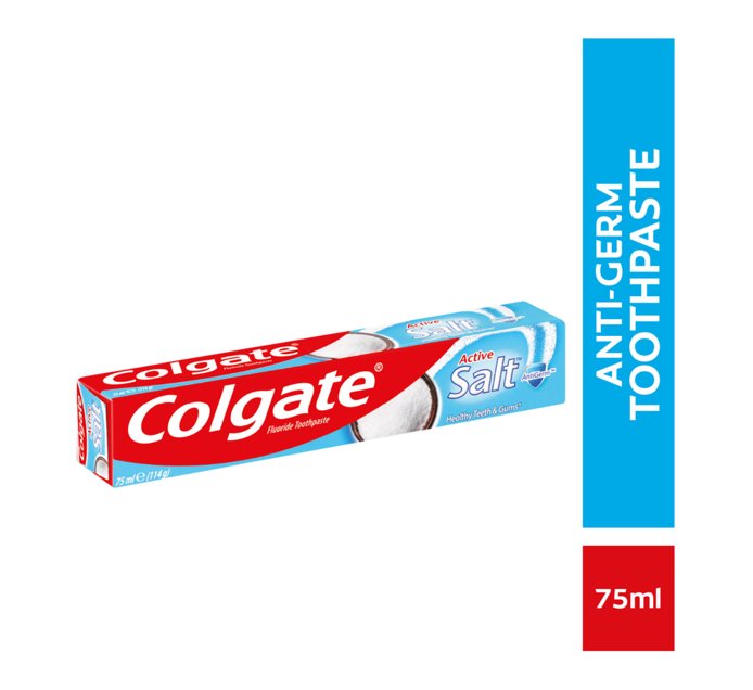 Someone’s in a Makro Colgate Active Salt Toothpaste (12 x 75ml) Mood