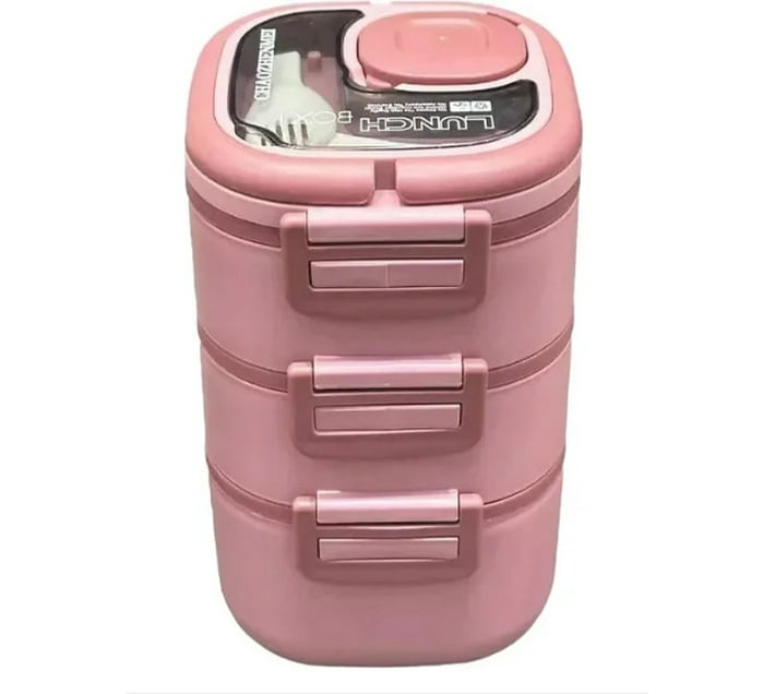 Buy LUNCH BOX 3 STEP COMPARTMENT Lunch Box (3 ml) in Bulk | Makro Business