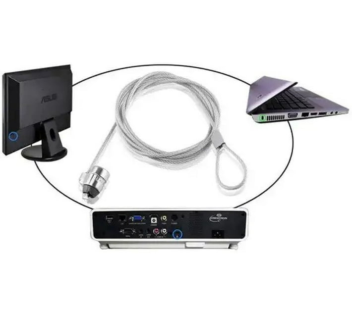 Brjidge Accessories NOTEBOOK NUMBER LOCK 1.2M Docking Station For ...