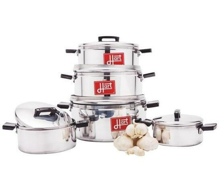 leopard HP949D Non-Stick Coated Aluminium Cookware Set (10 - Piece) | Makro