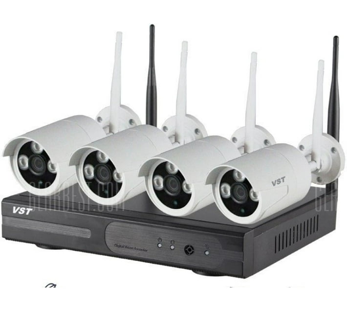 Jortan 720P Outdoor Security Camera with Remote Pan, Night Vision and ...