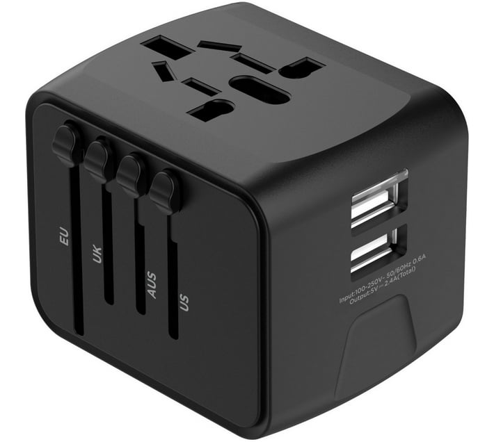 Just Simplified Muti-Functional Travel Power Conversion Adapter Docking ...