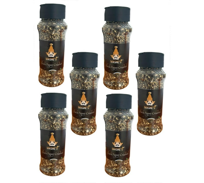 Buy Mash Ltd Black Pepper Crushed 100g x 6 (6 x 600 g) in Bulk | Makro ...