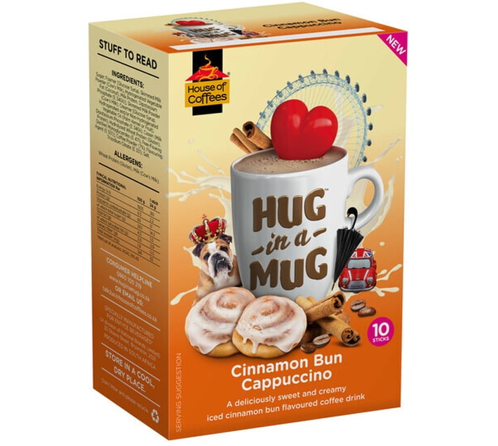Hug in a Mug JL002 Instant Coffee (Cinnamon Flavoured, 10 x 240 g) | Makro