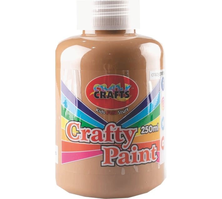 CRAZY CRAFTS Crafty Paint Mocha 250ml (Set of 1, Mocha) | Makro