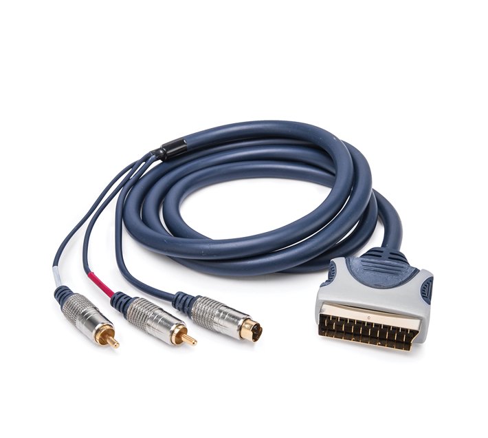 Someone’s in a Makro Space TV Scart to 2 RCA Connectors + 1 S Video ...