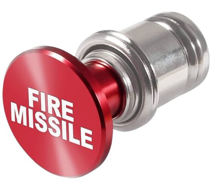 Generic Universal “Fire Missile” Cigarette Lighter Plug & Cap (Red ...