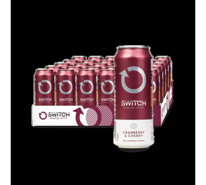 Someones In A Makro Switch Energy Cranberry And Cherry 24 X 500ml Mood