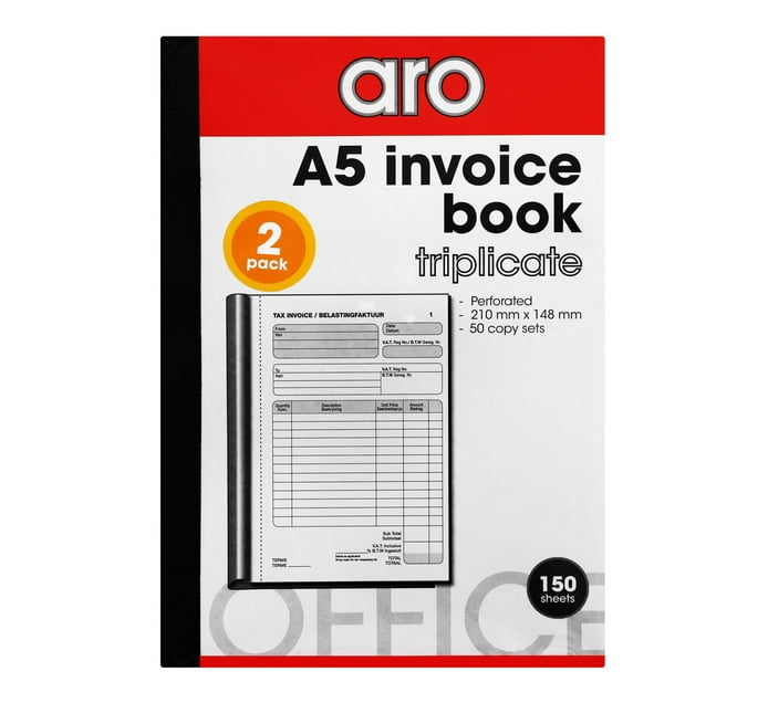 Someone’s in a Makro ARO A5 Pen Carbon Invoice Triplicate Books 2-Pack Mood