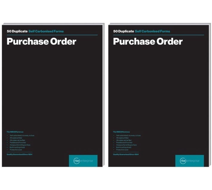 Buy RBE RBEF8862 Purchase Order Duplicate Pads A4 2's (1 Sets) in Bulk ...