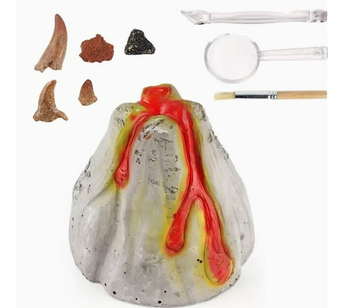 PSM Volcanic Magma Eruption Toys Craft Kits Art and Craft Kit (White ...