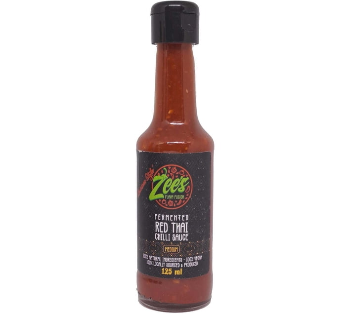 Zees Flava Fusion Fermented Red Thai Chilli Medium Sauce ( 1 X125ml ...