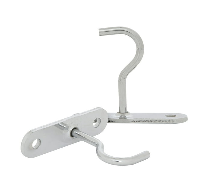 Rufflette 2 Pack Chrome Metal Brackets | Makro