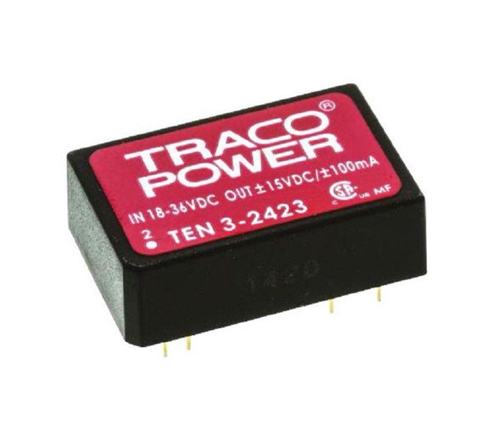 Someone’s in a Makro Traco Power (TEN 3-2423) Isolated Through Hole DC/DC Converter, 15V, 100mA Mood