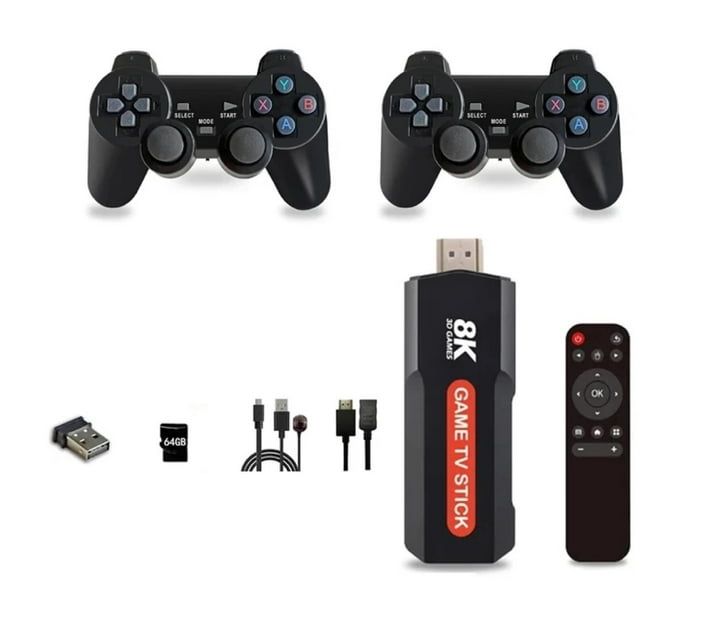 Someone’s in a Makro Smart Game TV Stick Dual Controller Retro Game ...