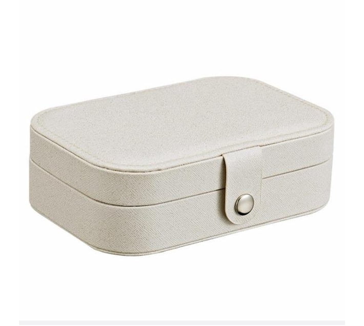 Someone’s in a Makro Portable Jewellery Box - Medium - White/BLACK Mood
