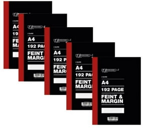 Hard Covers 10 Pack Freedom Stationery A4 Counter Books – 192 Pages, 2 ...