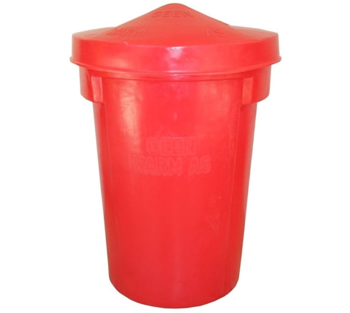 Sanitize S85 PP (Polypropylene) Dustbin (Red) | Makro
