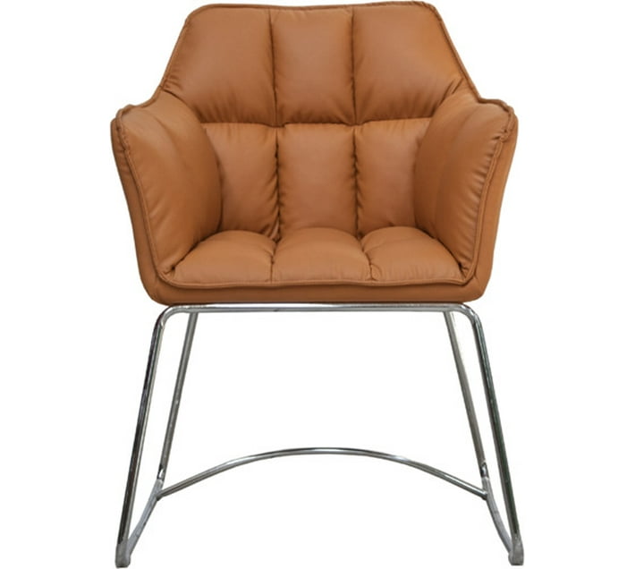 gof furniture Bonded Leather Dining Chair (Set of 1, Finish Colour ...