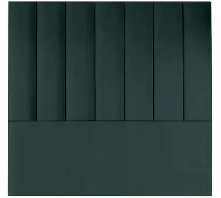 Comfy Home Furnitures Panel Velvet Headboard Green Queen Bed Frame ...