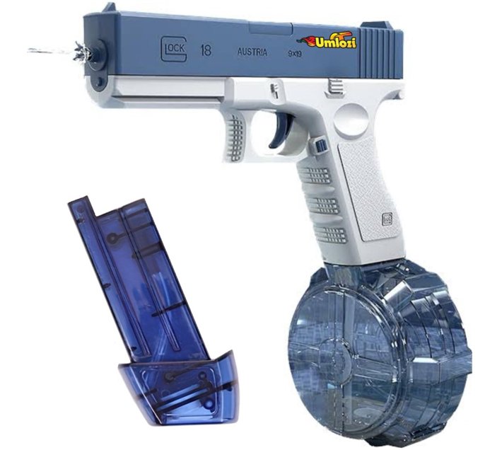 Umlozi Electric Rechargeable Water Gun, Automatic Squirt Gun & Extra ...