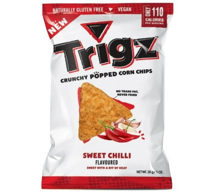 trigz Crunchy Popped Corn Chips Sweet Chilli 16X80g Chips (16 x 80 g ...
