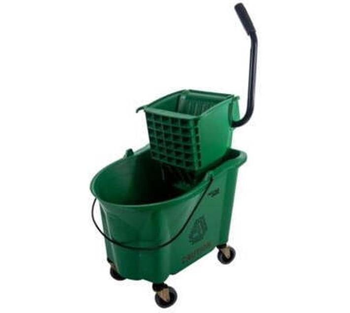 Mop and bucket 36 L Plastic Bucket (Green) | Makro