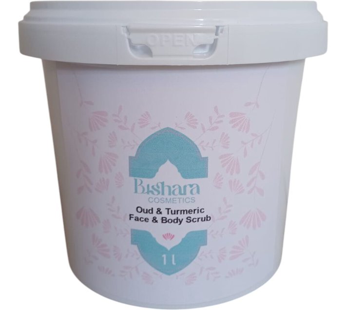 Bishara Cosmetics 1L Oud & Turmeric Face & Body Scrub (1000 ml) | Makro