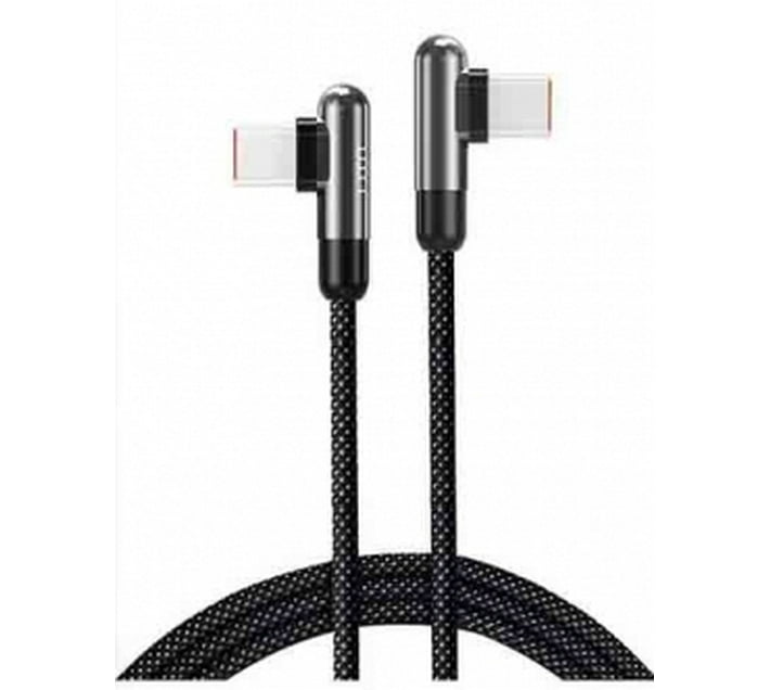 Lito USB Type C To USB Type C 1 m 90 Degree Gaming Super Charging Cable 60W (Compatible with ...