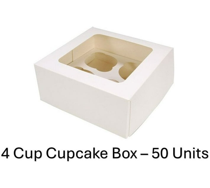 Buy Box Mania Cake Box Craft Paper Packaging Box (Pack of 50 White ...