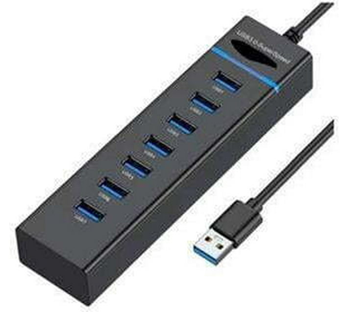 Digital World DW-USB 3.0 Super Speed 7 7 Socket Extension Boards (Black ...