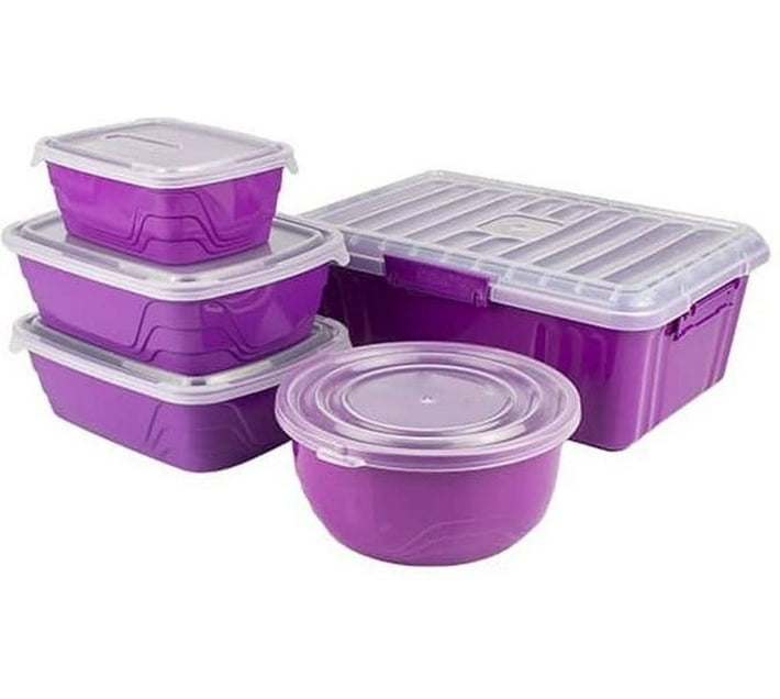 sisa lunch box set 5 Containers Lunch Box (200 ml) | Makro