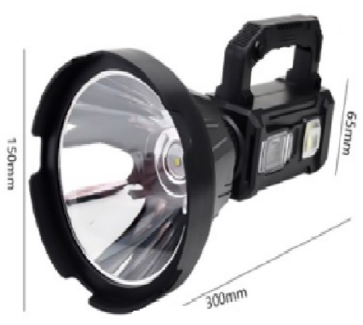 GENERIC Solar Rechargeable Flash Light 2 hr Torch Emergency Light ...