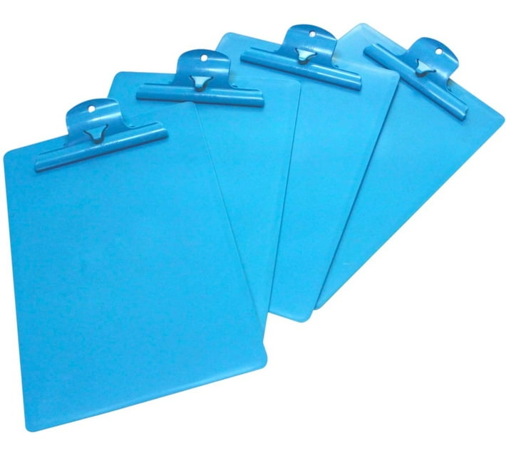 Buy Files CLIP BOARD Examination Pad (Set of 4, Blue) in Bulk | Makro ...