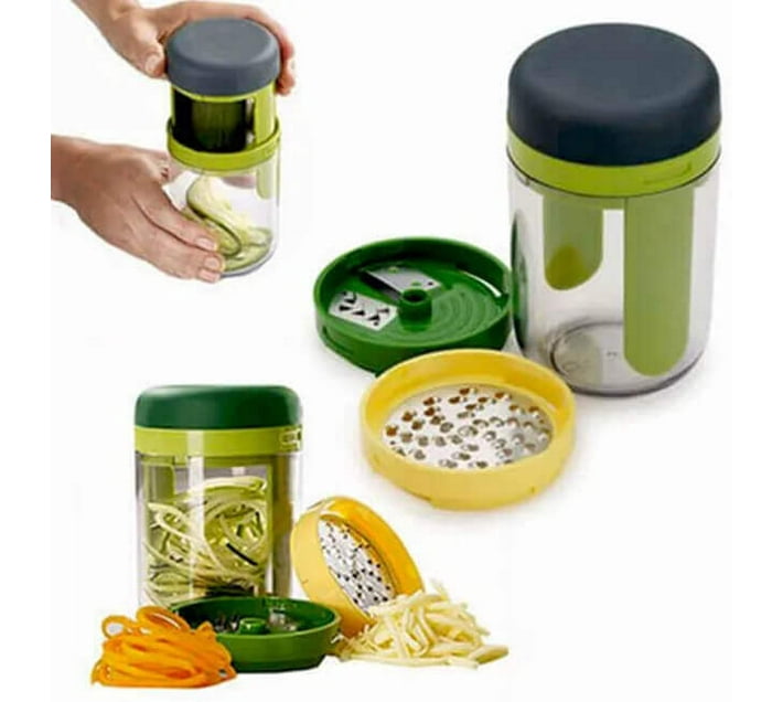 Perfect Dealz TH-998K Vegetable & Fruit Grater & Slicer Plastic ...