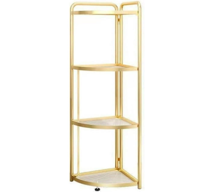 PressPlay Tech 4 Tier Folding Corner Shelf With Triangle Storage Rack ...