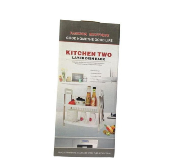 Kitchen Two Layer Dish Rack | Makro