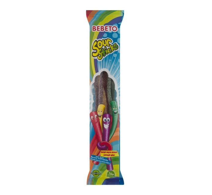 Bebeto Sour Jelly Sweets Mixed Fruit (30g) | Makro