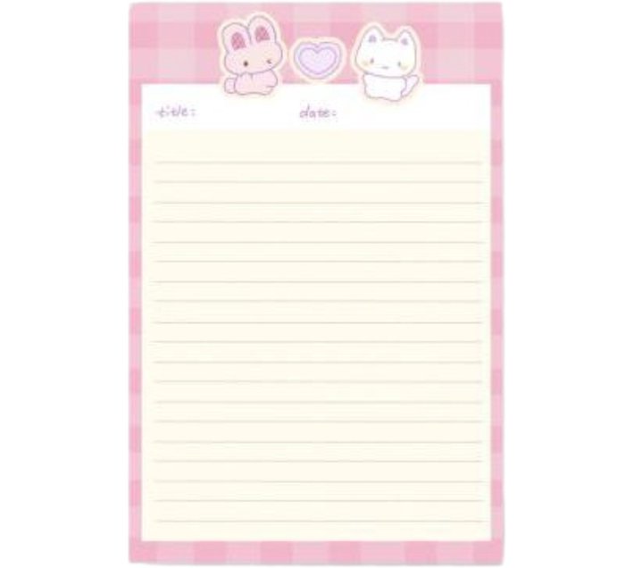 Generic 6009179638108 14x21CM Convenience Book-size Writing Pad With ...