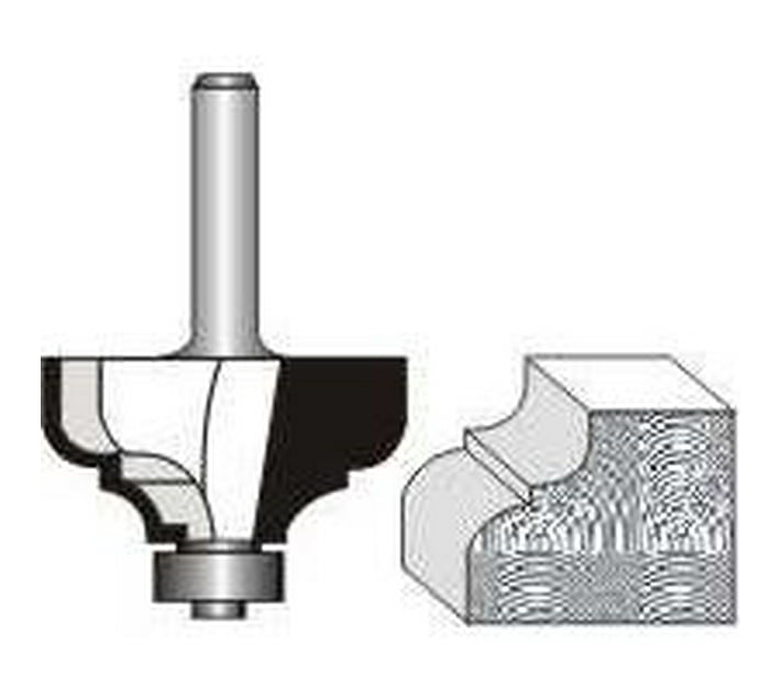 CLASSICAL OGEE 1 x 1/2 RADIUS 1/8 1/4 SHANK | Makro