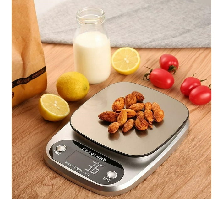 Digital High-Precision Capacity Analog Kitchen Weighing Scale (Silver ...