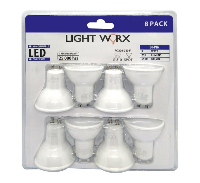 Someone’s in a Makro Lightworx 3 W LED GU10 CW 8-Pack Mood