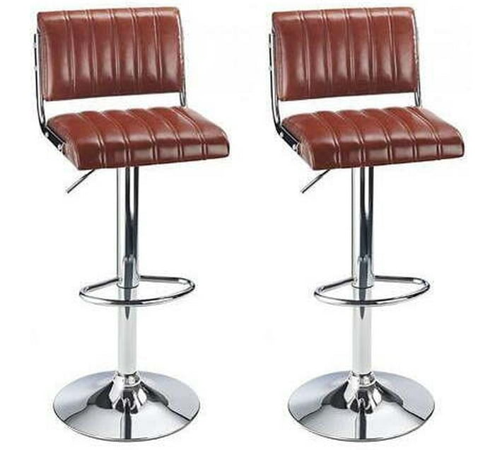 Buy SMTE Metal Bar Stool (Finish Colour - Brown, Pre-assembled) in Bulk ...