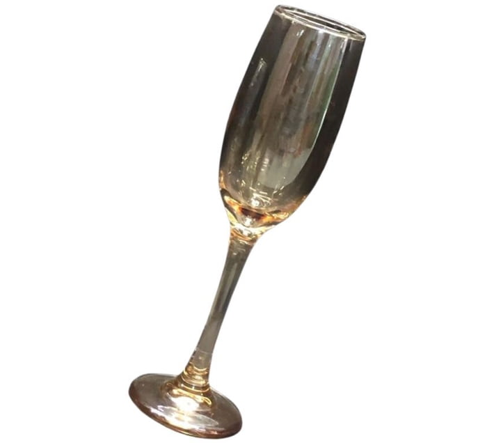 Kitchen World sd103-3 Champagne Glass Set (300 ml, Glass, Gold) | Makro