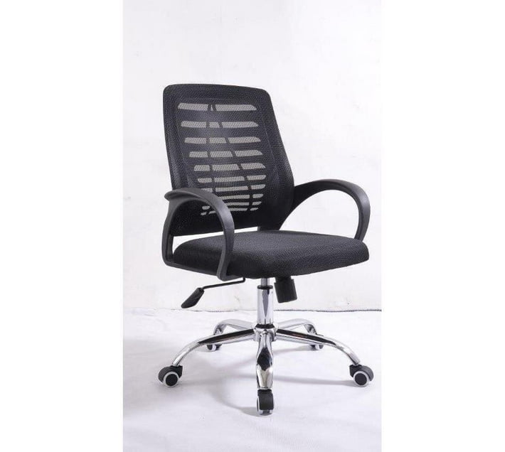 Tocc Ital Mesh Office Chair black Mid Back Office Adjustable Arm Chair ...