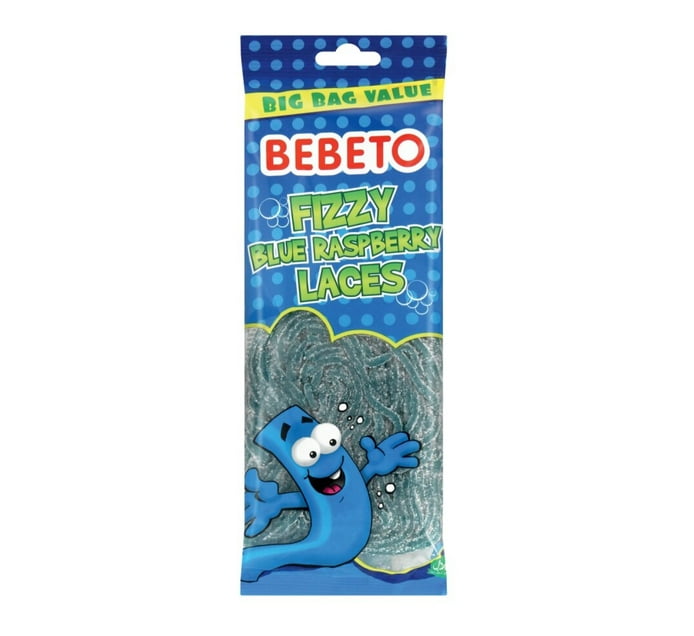 Bebeto Candy Fizzy Blue Raspberry Lace (250 g) | Makro
