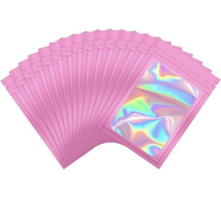 Miss Bliss Imports Solid Plastic Party Pouch For Party (Pink, Pack of ...