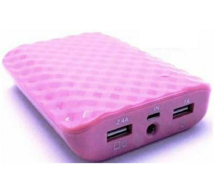 ifatel 10400 mAh Wireless Power Bank (Pink, Lithium-ion, Fast Charging ...