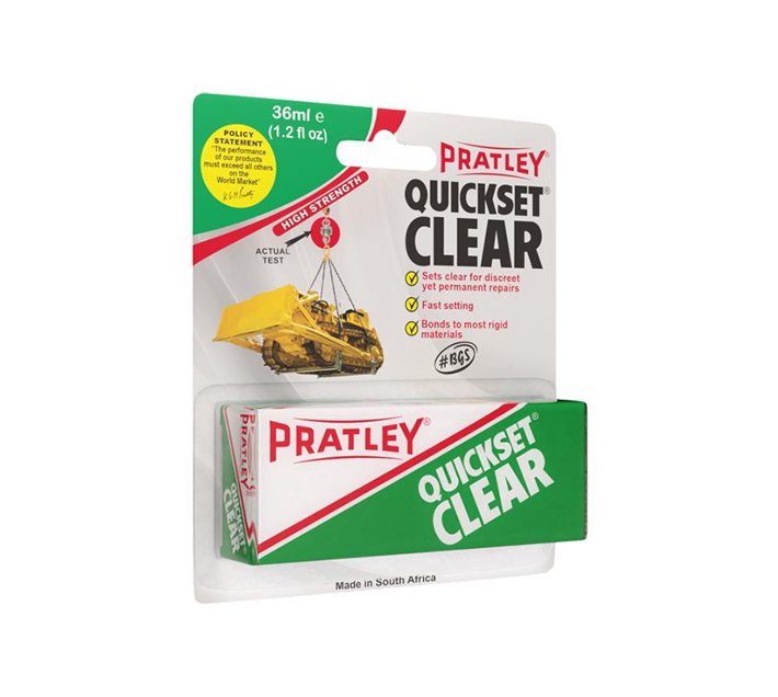 Someone’s in a Makro PRATLEY Adhesive Epoxy Quickset Clear 36ml Mood